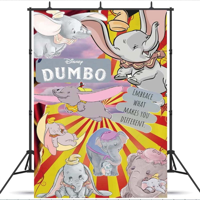 Dumbo Party Supplies Background Backdrop Taspestry Banner Poster Decor ...