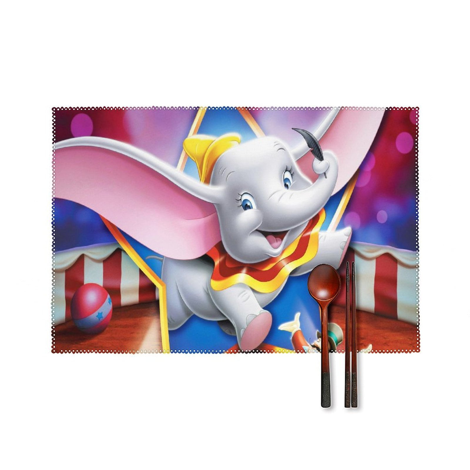 Dumbo Placemats Set of 4 - Heat Resistant Non-Slip Place Mats for ...
