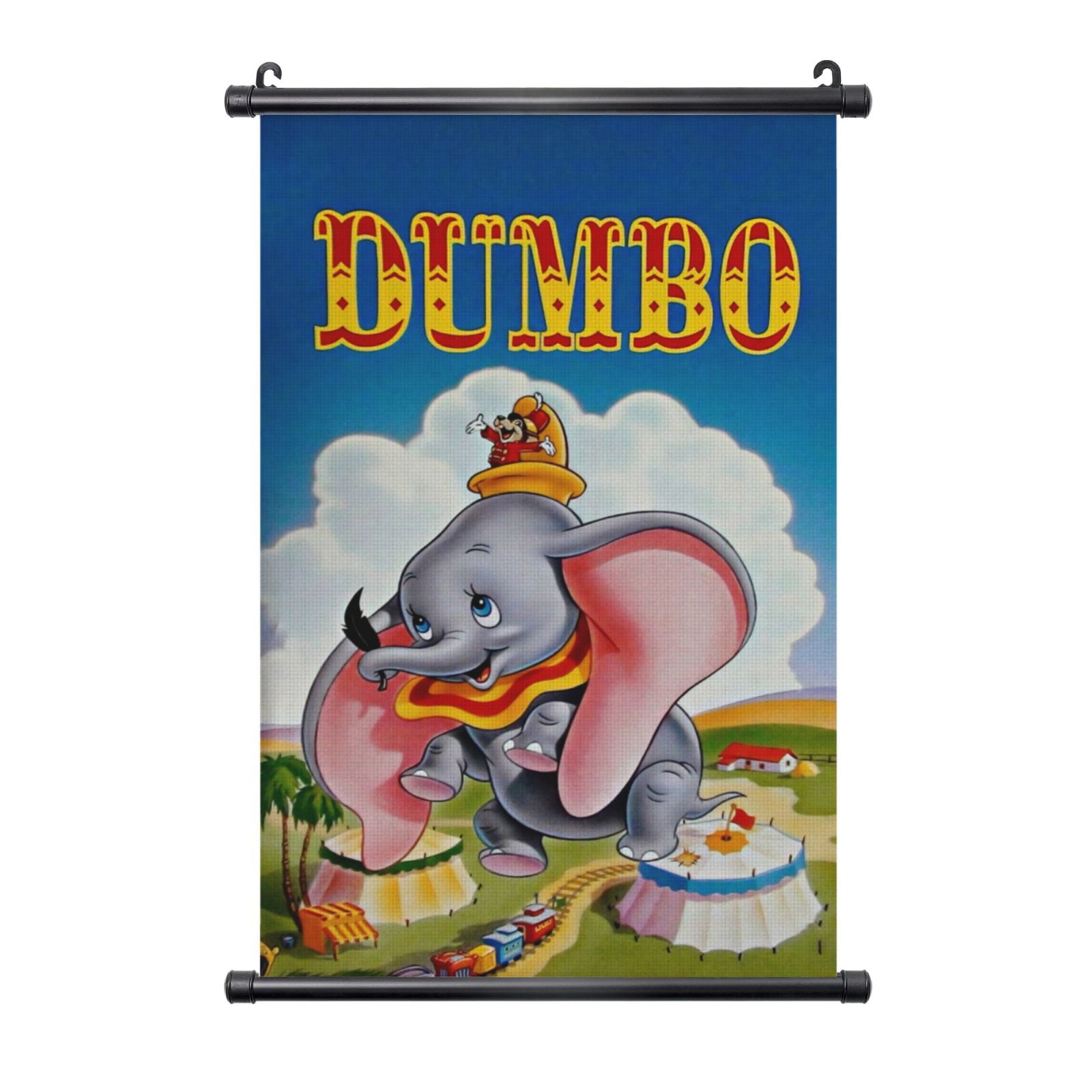 Dumbo Poster Plastic Shaft Wall Hanging Banner Painting Canvas Artwork ...