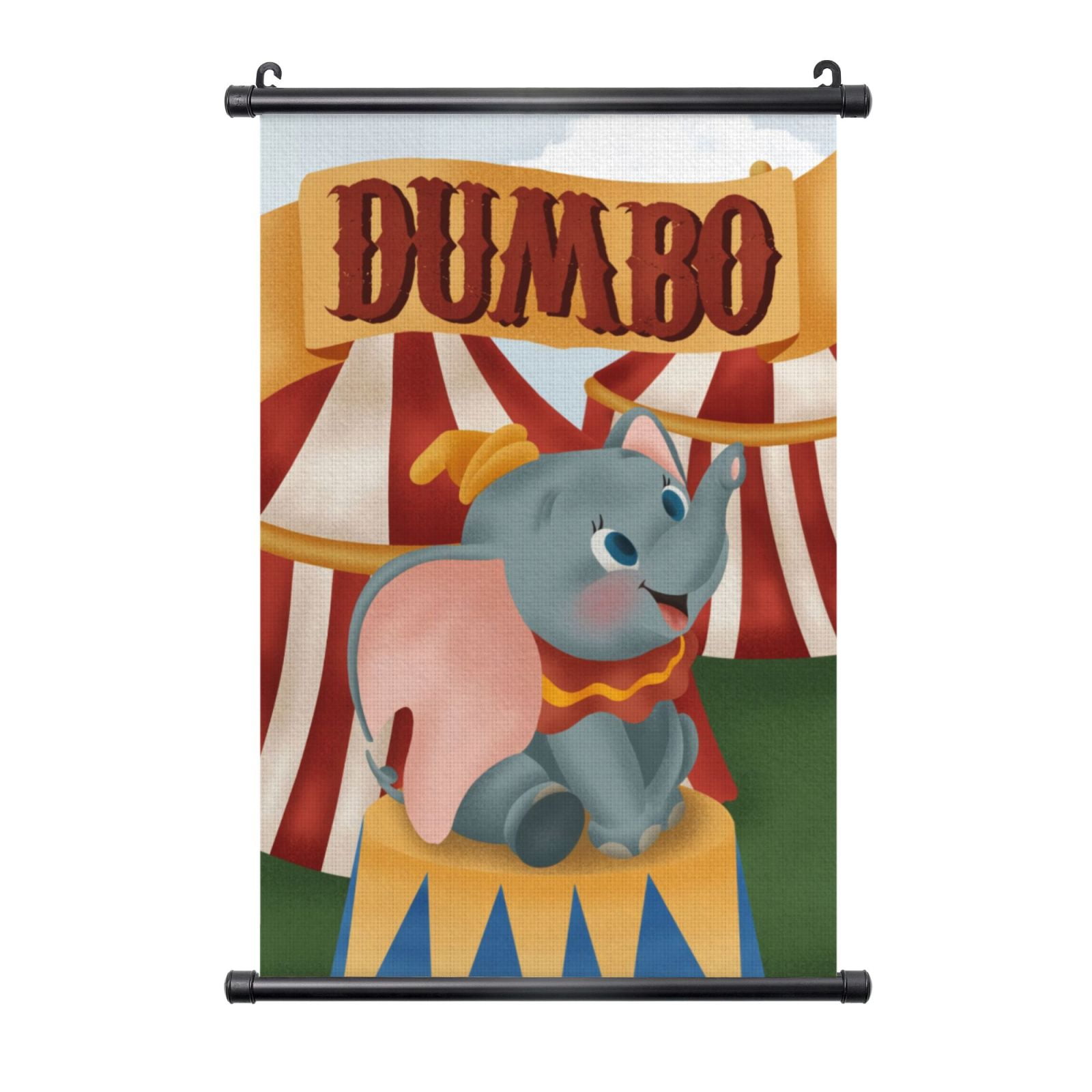 Dumbo Poster Plastic Shaft Wall Hanging Banner Painting Canvas Artwork ...