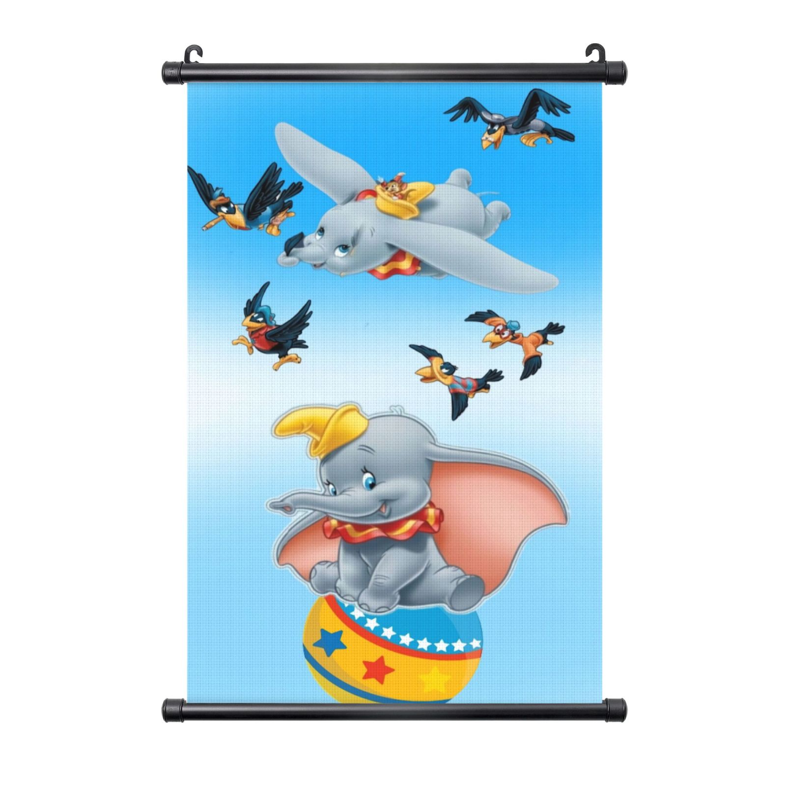 Dumbo Poster Plastic Shaft Wall Hanging Banner Painting Canvas Artwork ...