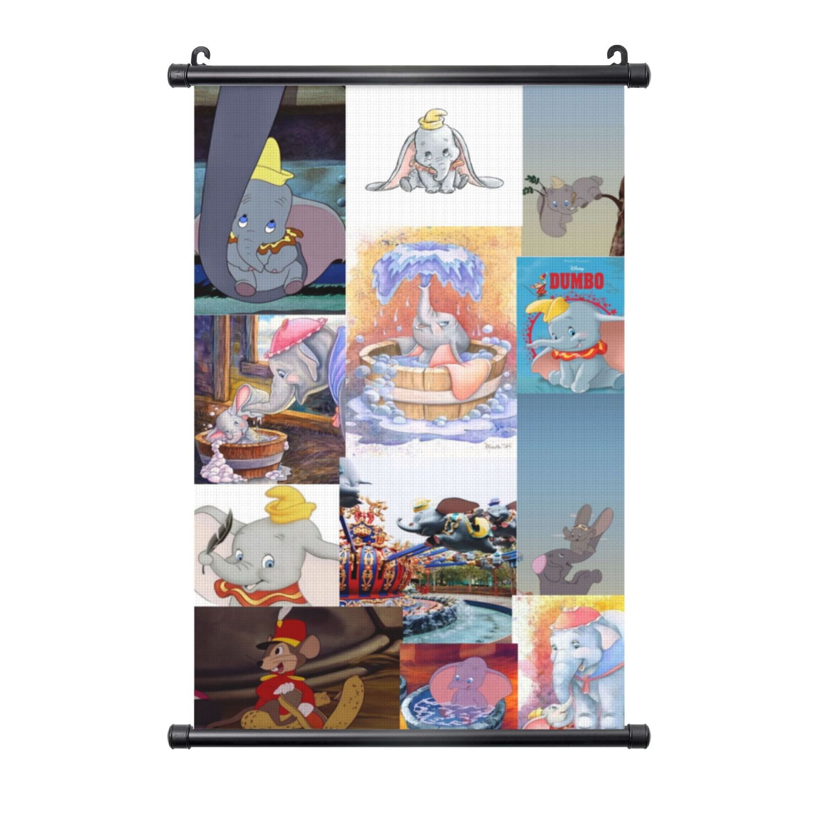 Dumbo Poster Plastic Shaft Wall Hanging Banner Painting Canvas Artwork ...