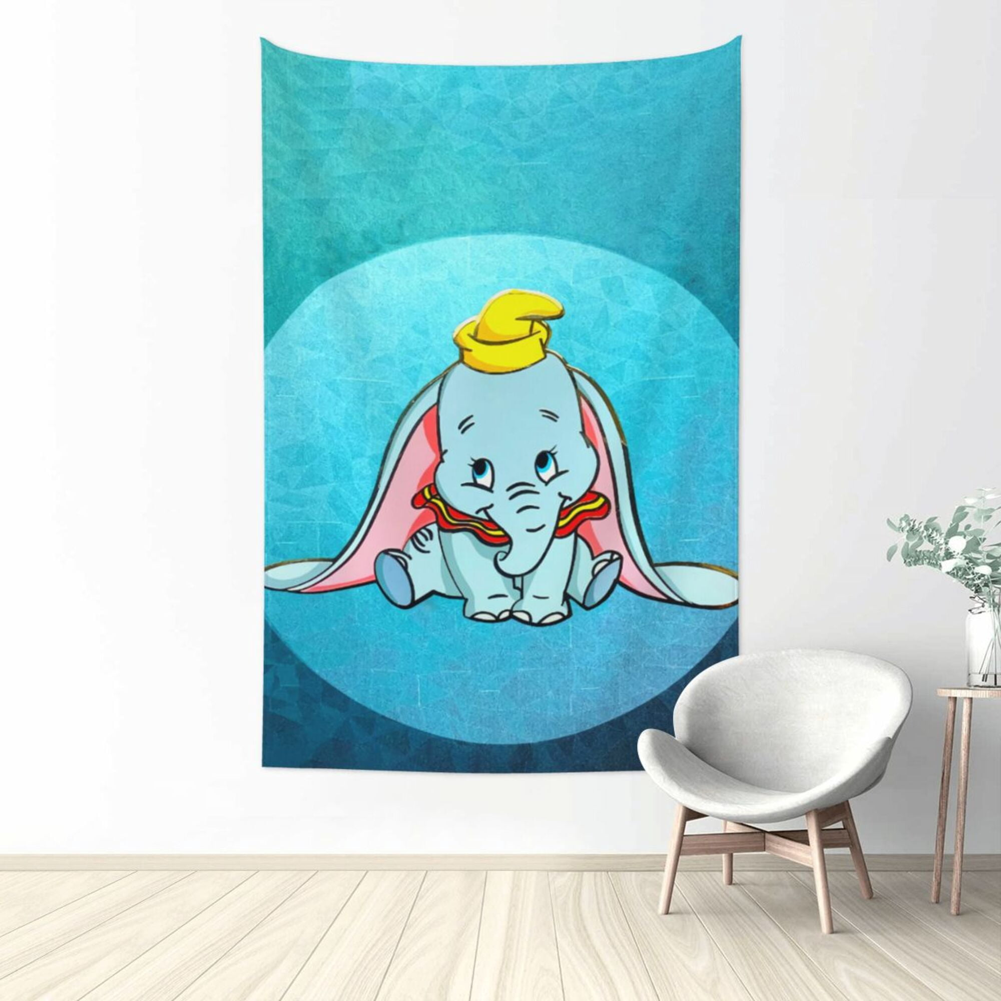 Dumbo Tapestry Cartoon Print Wall Art Hanging Tapestry Anime Aesthetic ...