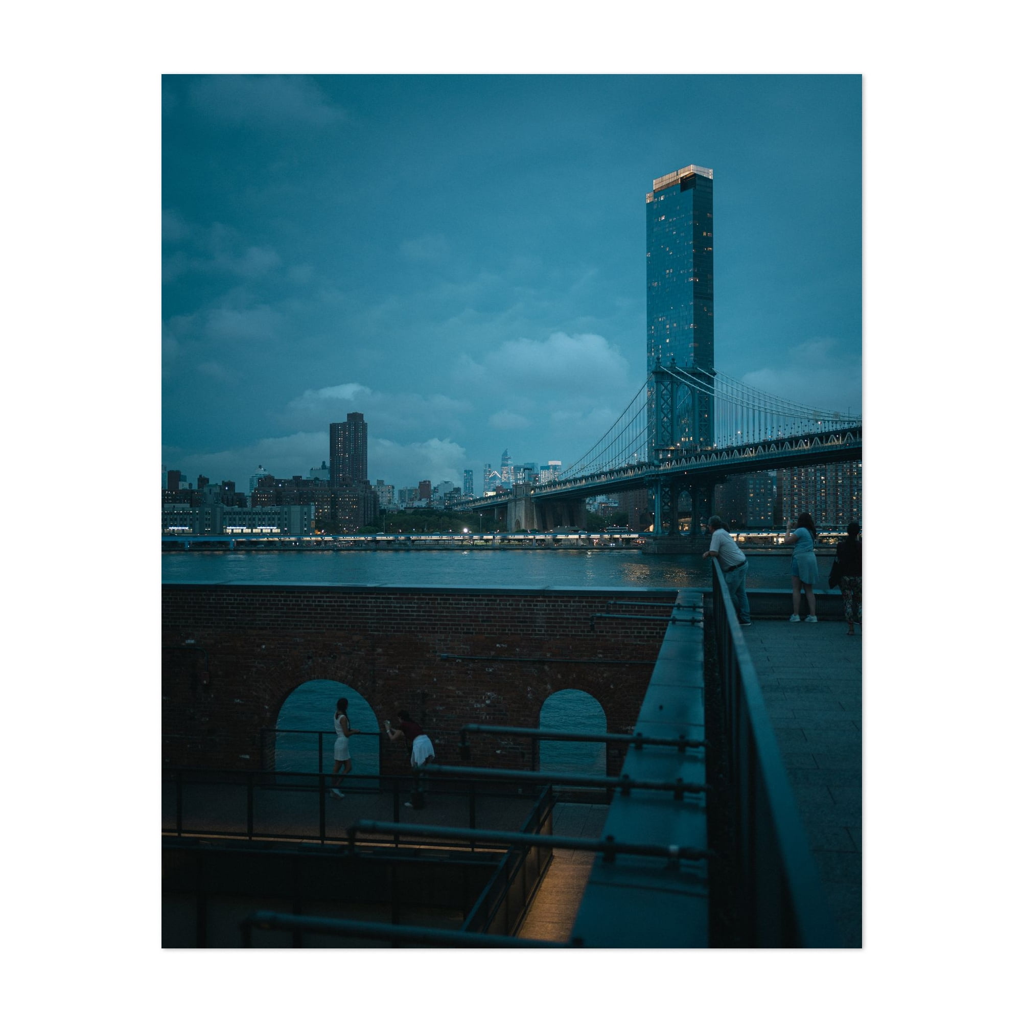 Dumbo Views - Brooklyn New York Photography Cityscape Bridge Night Sky ...