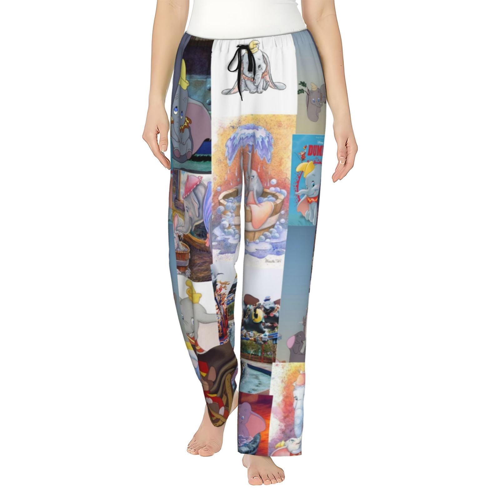 Dumbo Women's Pajama Pants Ultra Soft Comfy Sleep Lounge Pants Cartoon ...