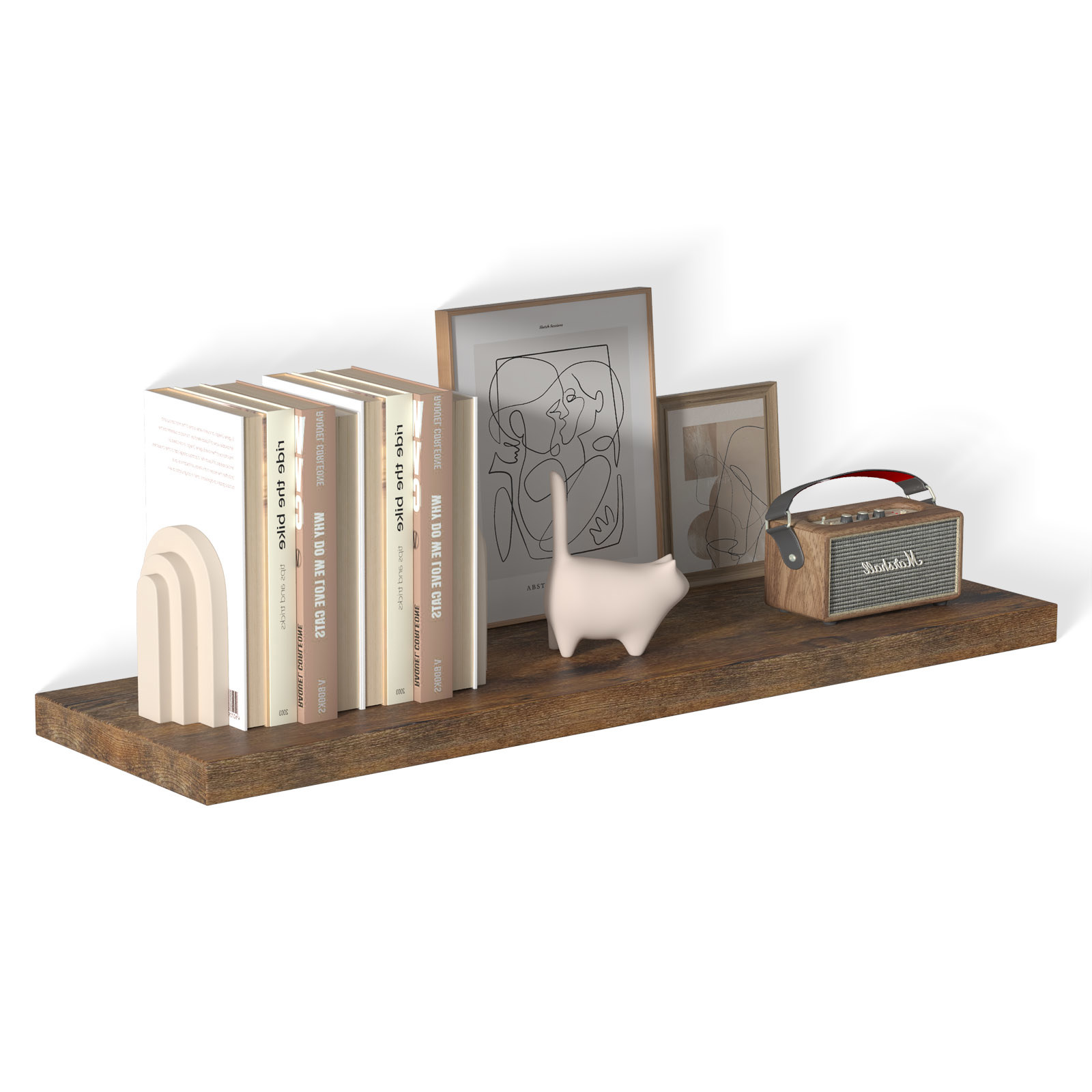 Dumekko 12 Inch Deep Floating Shelves for Wall, 40" W x 12" D x 1.2" H ...