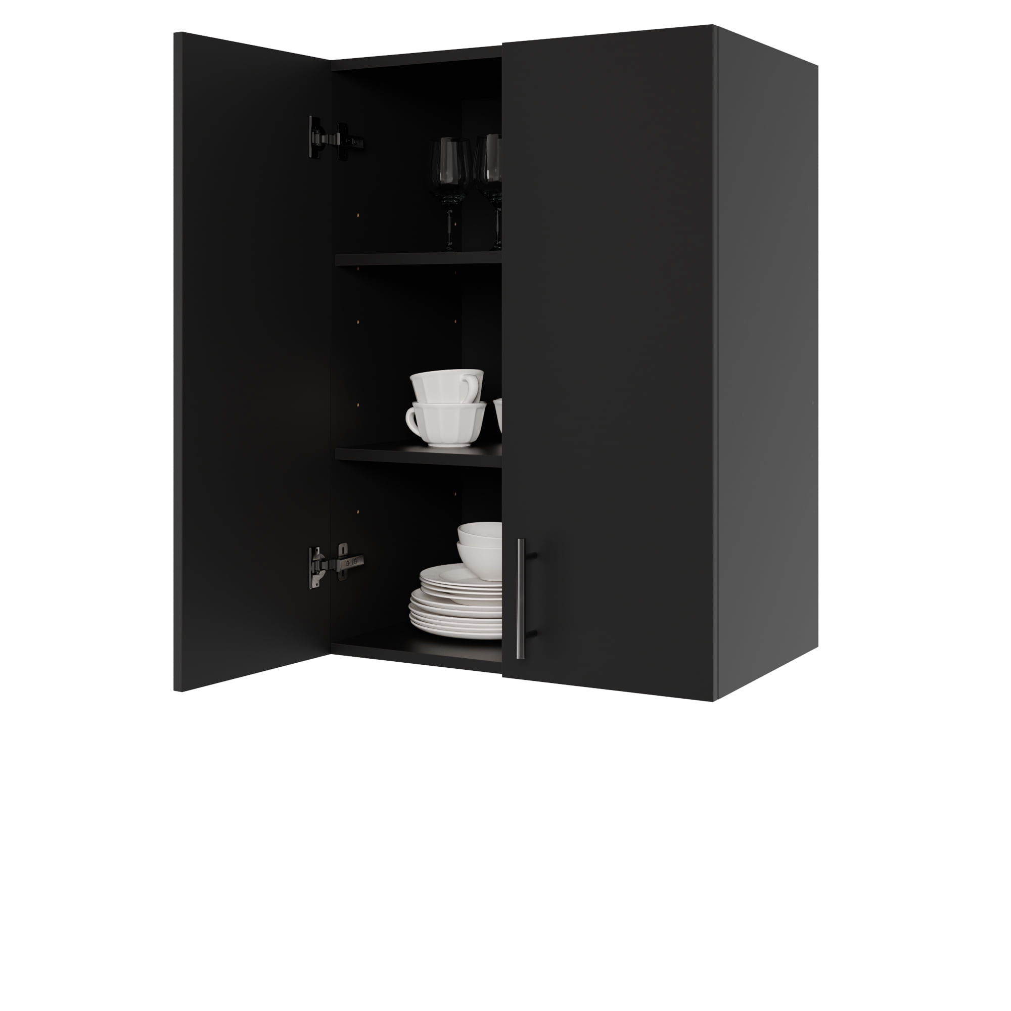 Dumekko 24 x 33 Inch Wall Cabinet set of 1, Kitchen Wall Mounted Wooden ...