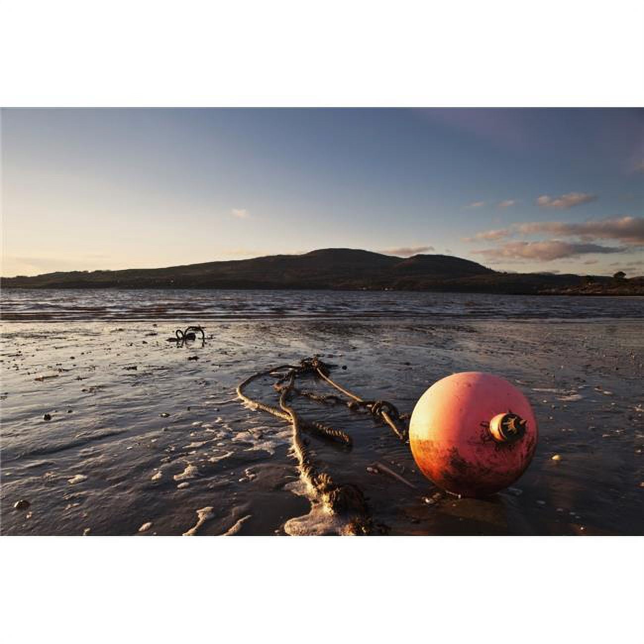 Dumfries - Scotland - A Rope Tied to A Buoy Laying In The Tide On The ...