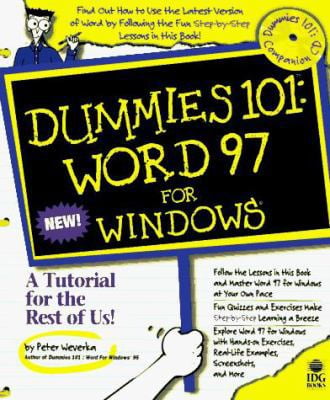 Pre-Owned Dummies 101: Word 97 for Windows (Paperback) 0764500945 ...