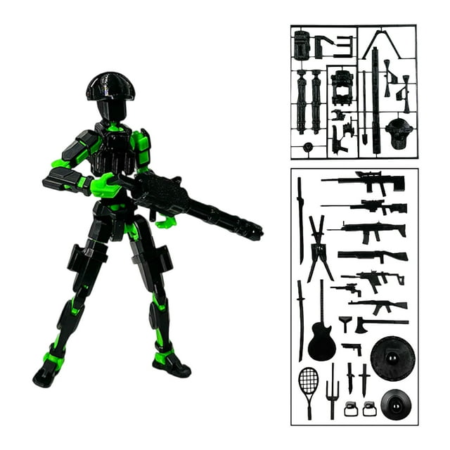 Dummy 13 Action Figure 2025 New Cowboy T13 PVC Model, 3D Printed Multi ...