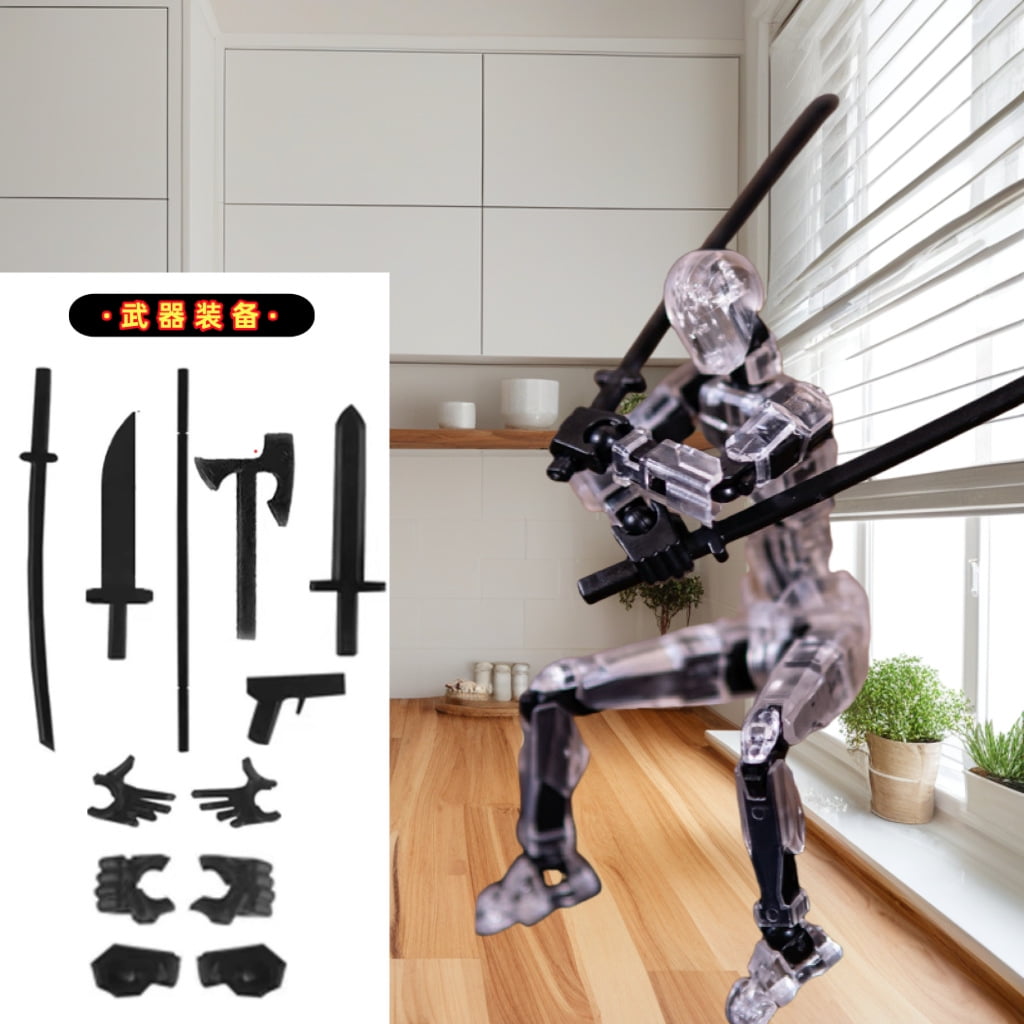 Dummy 13 Lucky Doll 13 Joint Movable 3D Printing Toy DIY Decompression ...