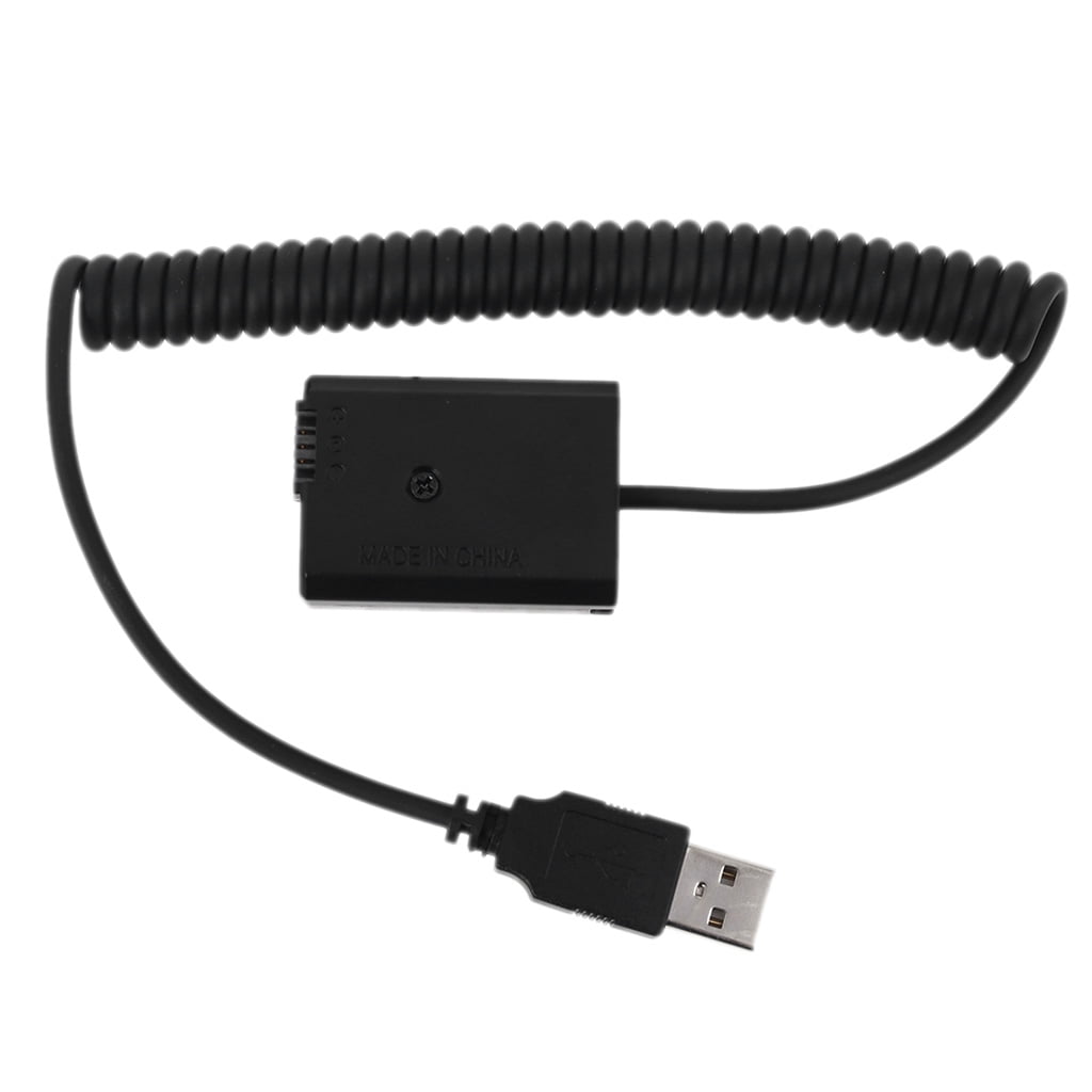 Dummy Battery Eliminator Power Supply Spring Cable for A7 A6400 USB to ...