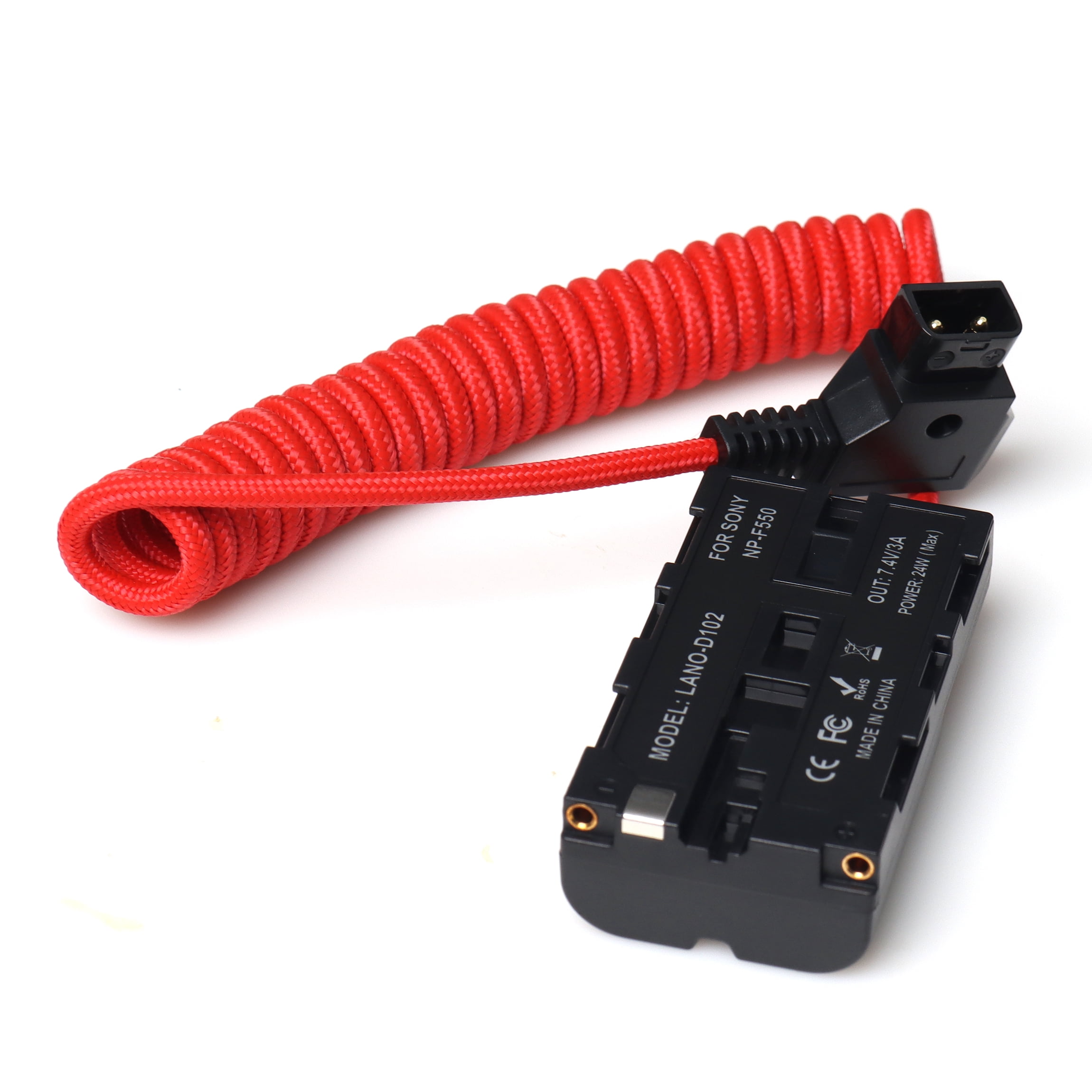 Dummy Battery Tap Cable Blackmagic Camera 4k 10a Dtap Coiled Cable for ...