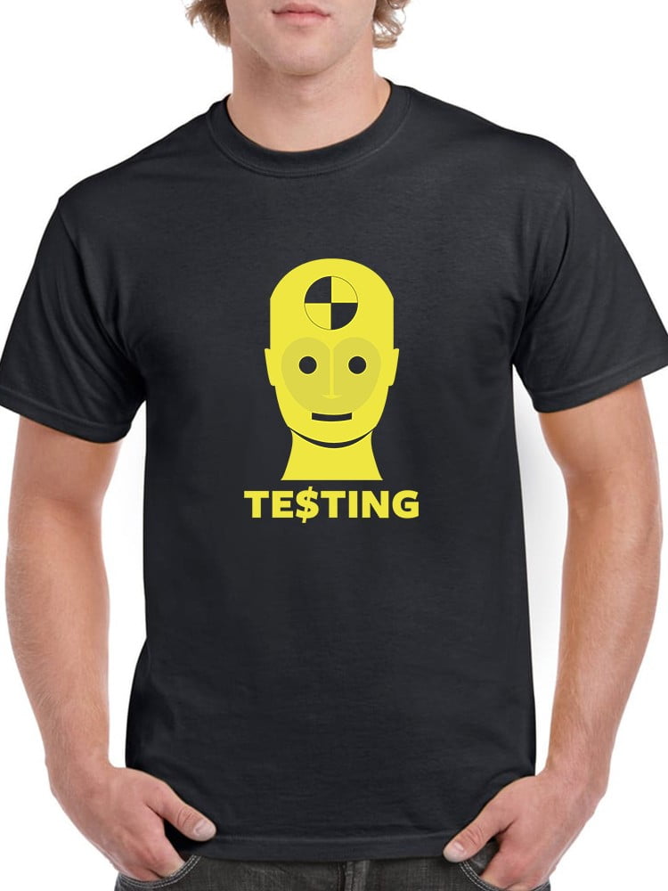 Dummy Crash Front Testing Men Black T-Shirt, Male Medium - Walmart.com