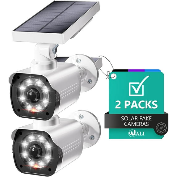 Dummy Fake Camera, Security Camera with Motion Sensor Flood Light ...