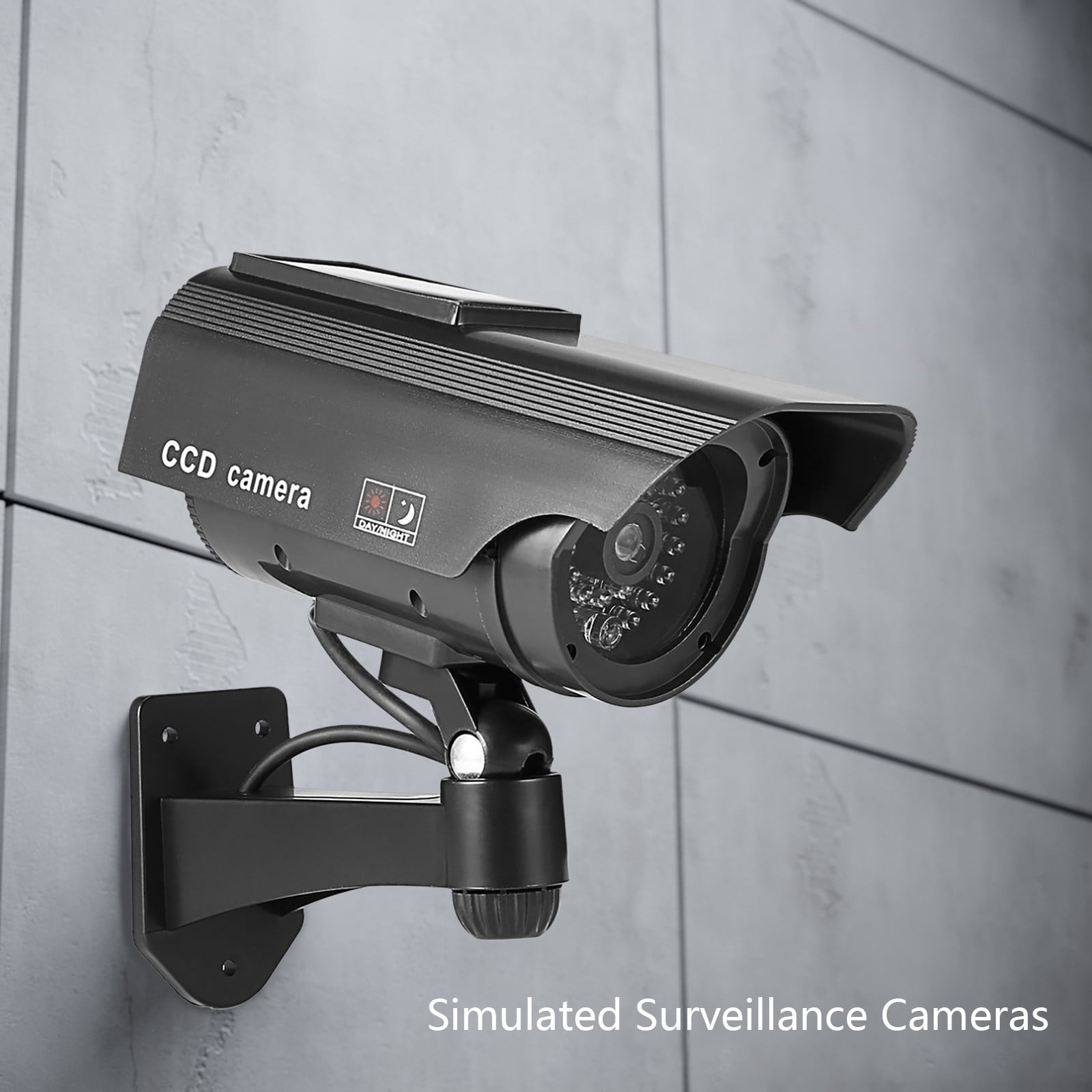 Dummy Fake Camera Security Outdoor, Powered Simulated Surveillance ...