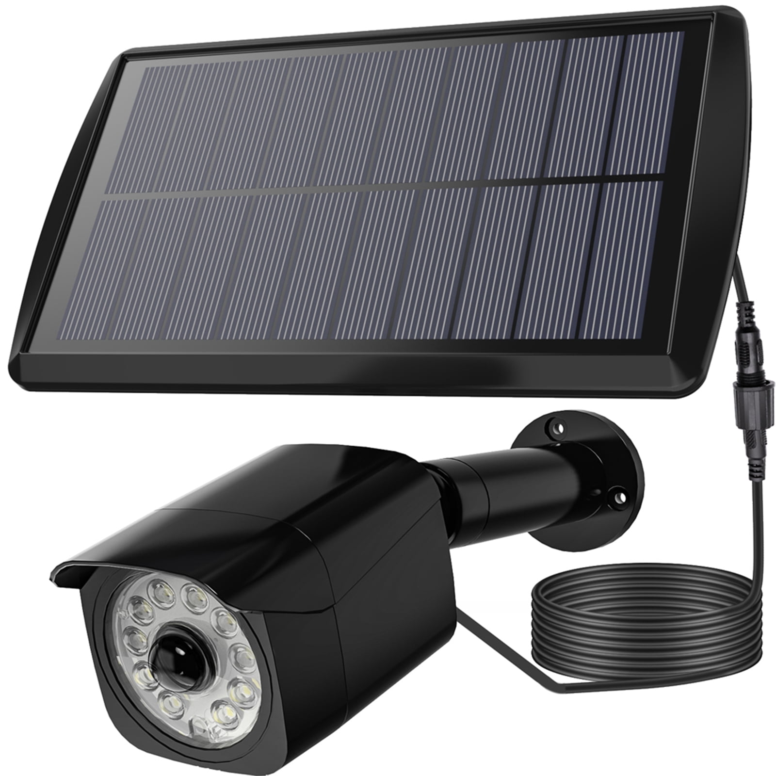 Dummy Fake Security CCTV Camera with 11 LED Spotlight, Solar Powered ...