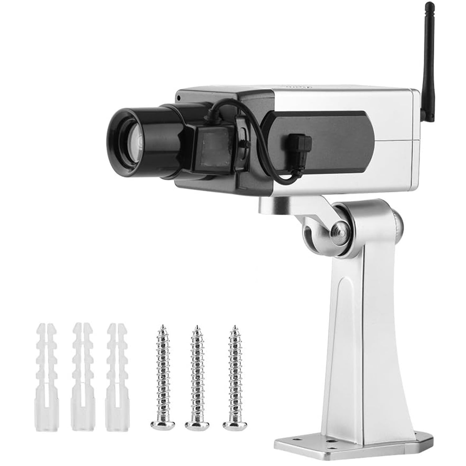 Dummy Fake Security Camera, Fake CCTV Waterproof Auto Rotation Movement ...