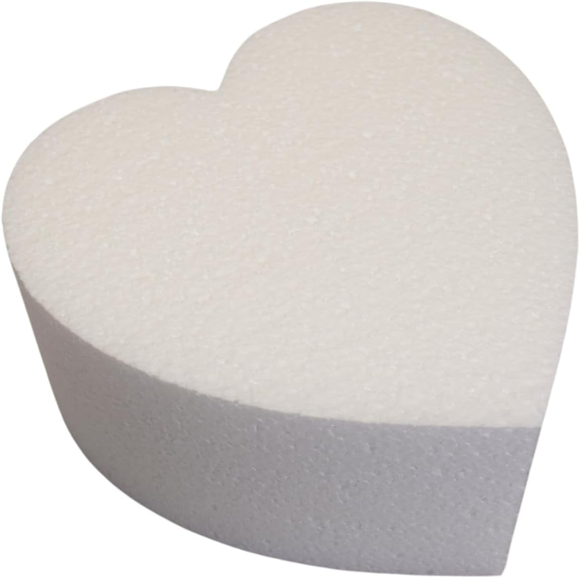 Dummy Heart-Shaped Cake, 3" High x 6" Wide, White - Walmart.com