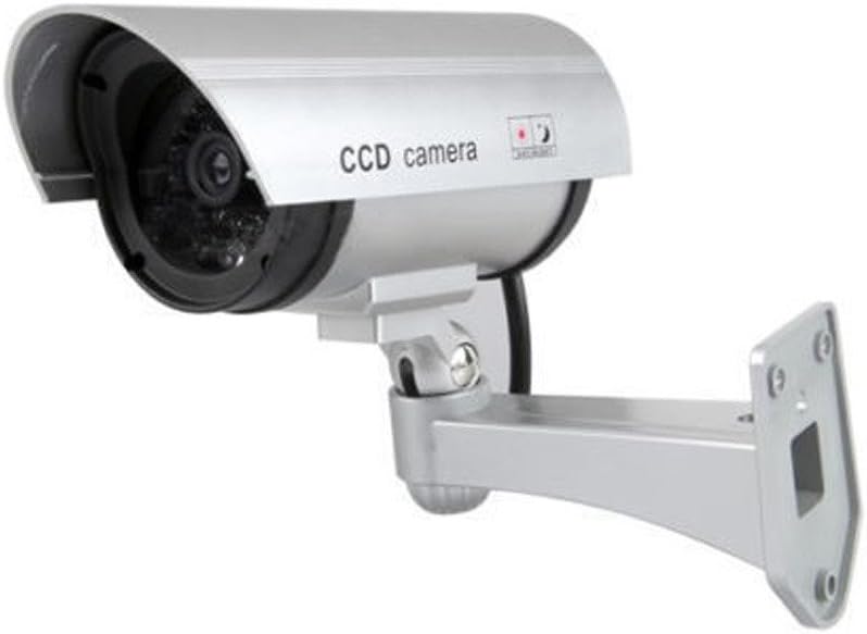 Dummy Security Camera, Solar Powered Fake Surveillance Camera with ...