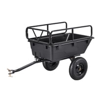Steel UTV Trailer Tow Behind Dump Cart, Agricultural Trailer With ...