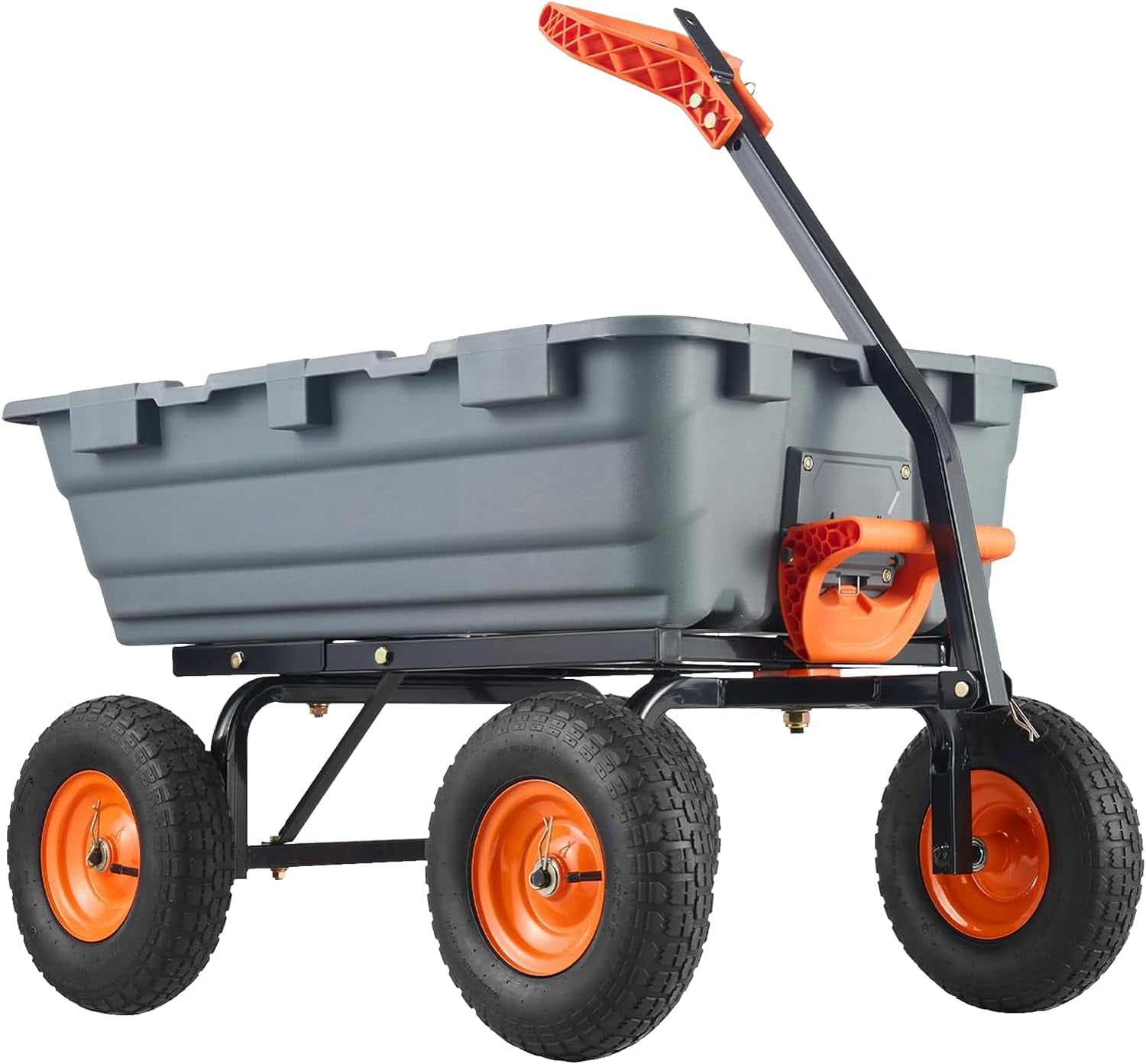 Dump Trailer Heavy Duty Utility Trailer for ATV, Utv,Lawn Carts Tow ...