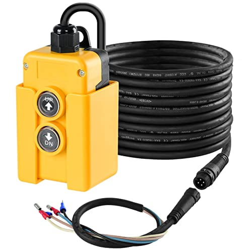 Dump Trailer Remote Control Switch, 4 Wire 12V Double Acting Hydraulic ...