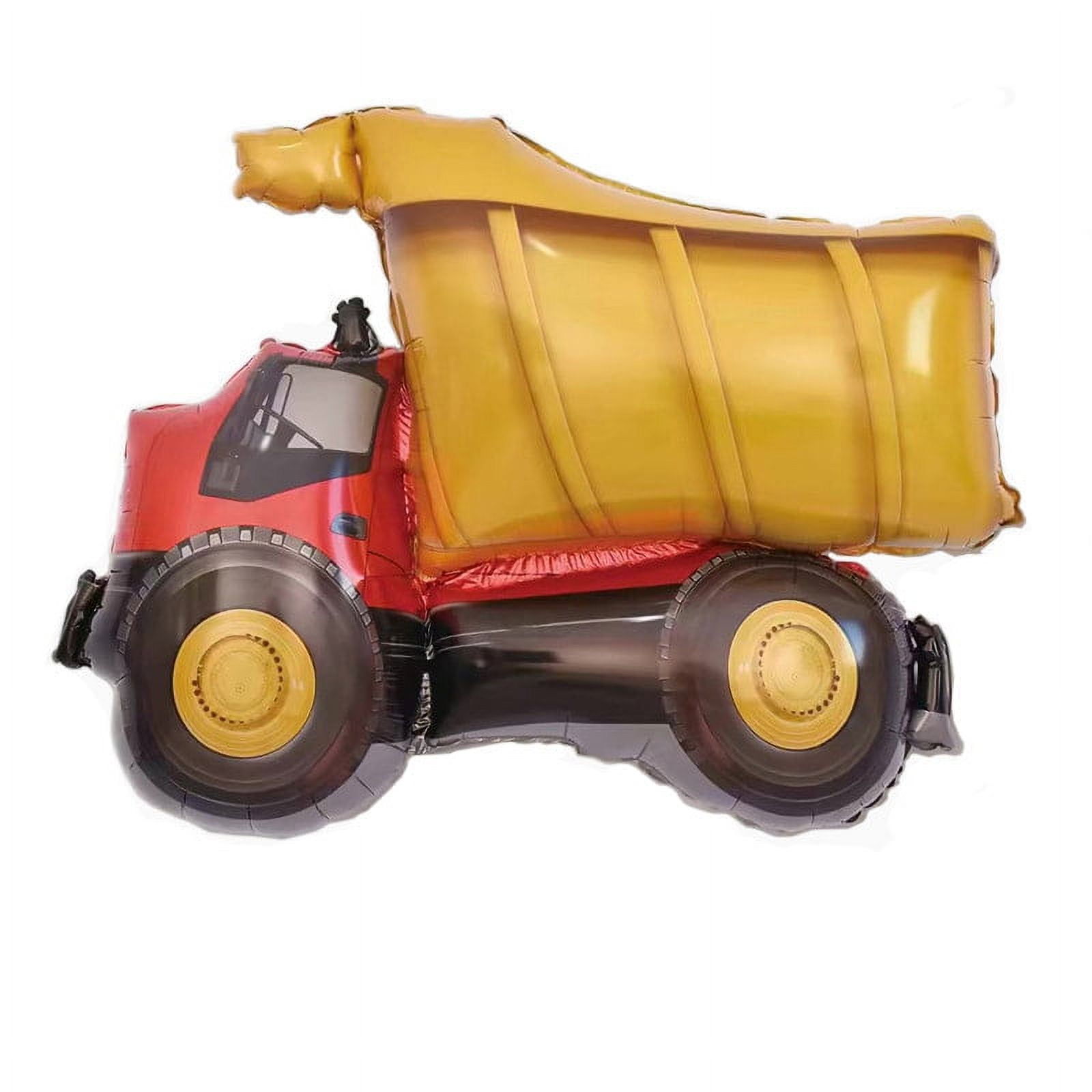 Dump Truck Shaped Mylar Foil Balloon for Construction-Themed ...
