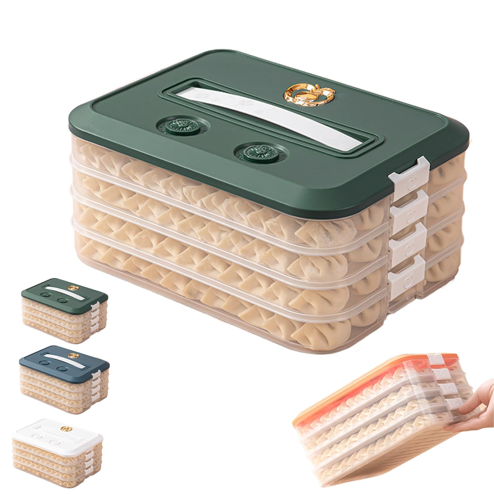 Dumpling Container, Dumpling Container For Freezer, Airtight Dumpling ...