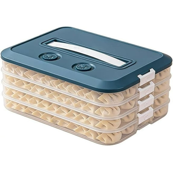 Dumpling Container for Freezer, Dumpling Containers, 3/4-Layer Food ...