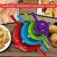 Dumpling Maker Dough Press Empanada Pierogi Wonton Crimper Mold Stuffed ...