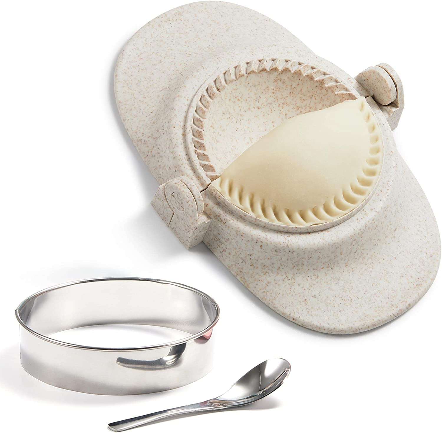 Dumpling Maker, Empanadas Press Maker Mold Set With Dough Cutter ...