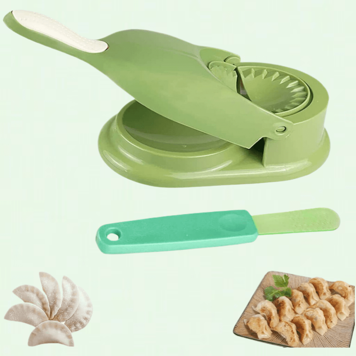 Dumpling Maker Machine for Kitchen, 2 in 1 Pierogi Maker and Dumpling ...