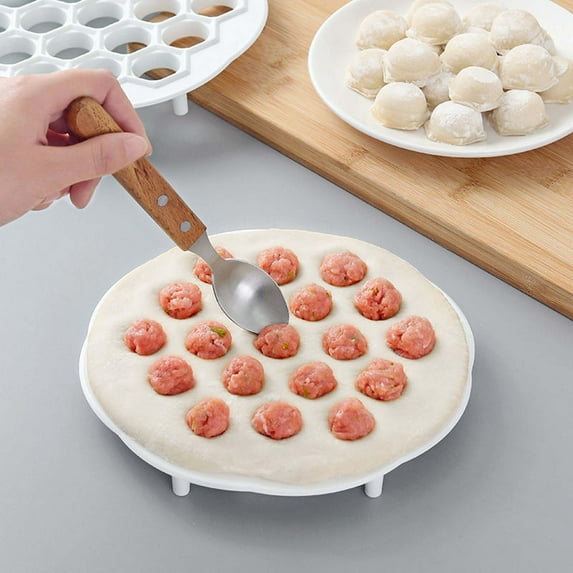 Dumpling Maker Mold | 61-Hole Quick Press Tool | ABS Food-Grade ...