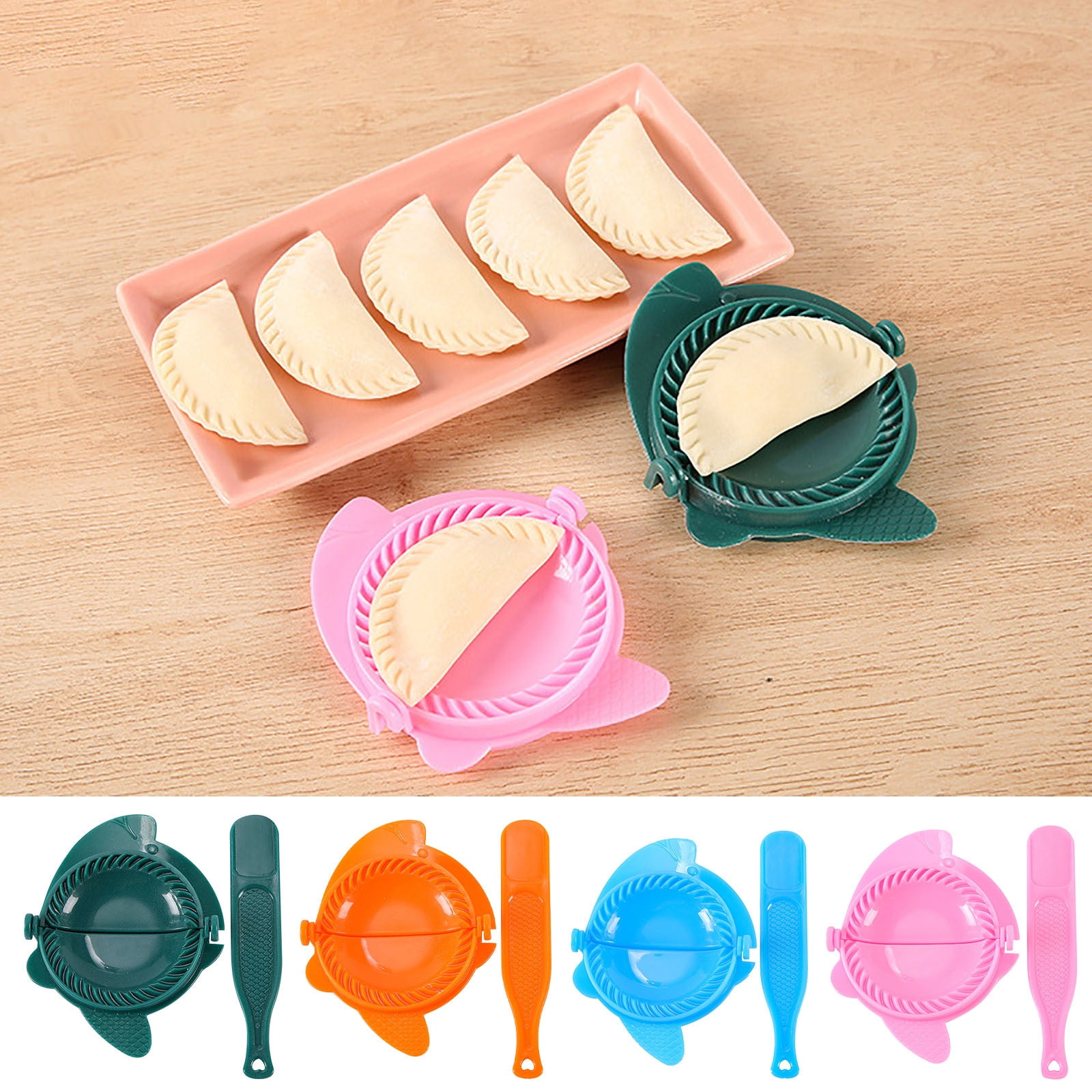 Dumpling Maker Set of 4 Dough Press Empanada Maker Press with a Pie ...