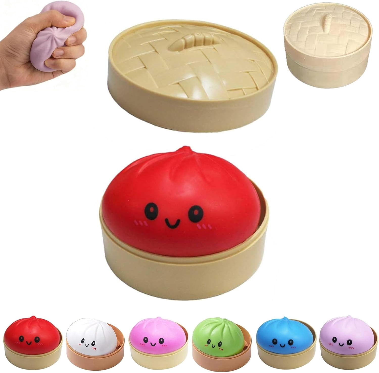 Dumpling Mystery Squishy, Dumpling Squishy Mystery Box, 4" Jumbo ...