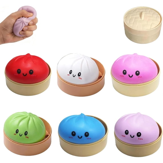 Dumpling Mystery Squishy, Dumpling Squishy Mystery Box, 4" Jumbo ...