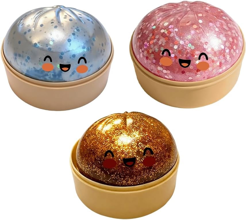 Dumpling Stress Reliever for Adults, Soft Slow Rising Squeeze Ball ...