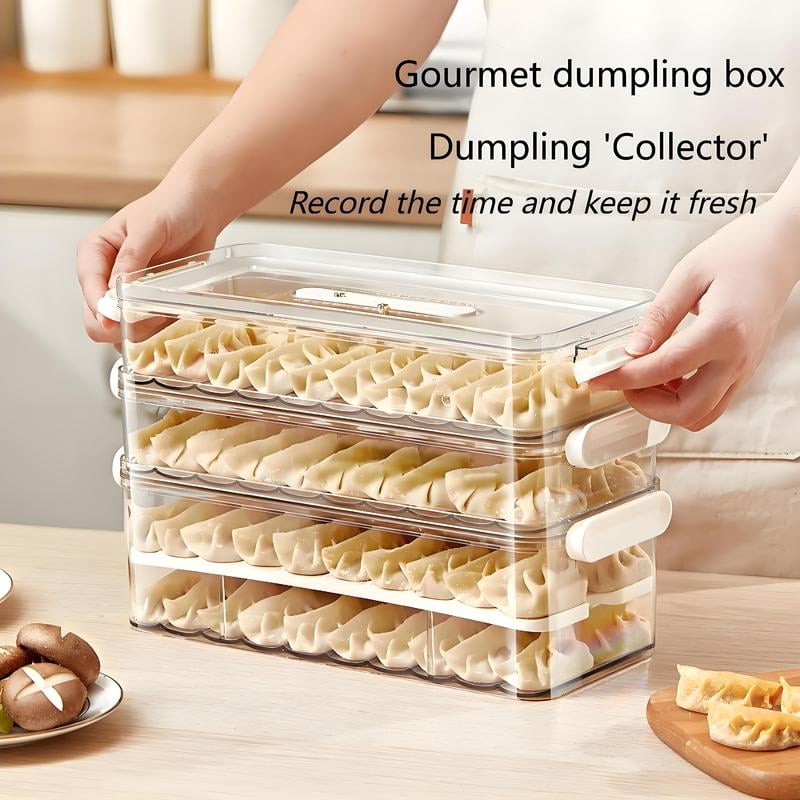Dumpling box Food-grade egg storage box Household kitchen items ...