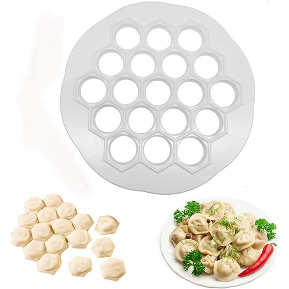Dumplings Maker Tool,19 Holes Dumpling Mould, Pierogi Pelmeni Pie DIY ...
