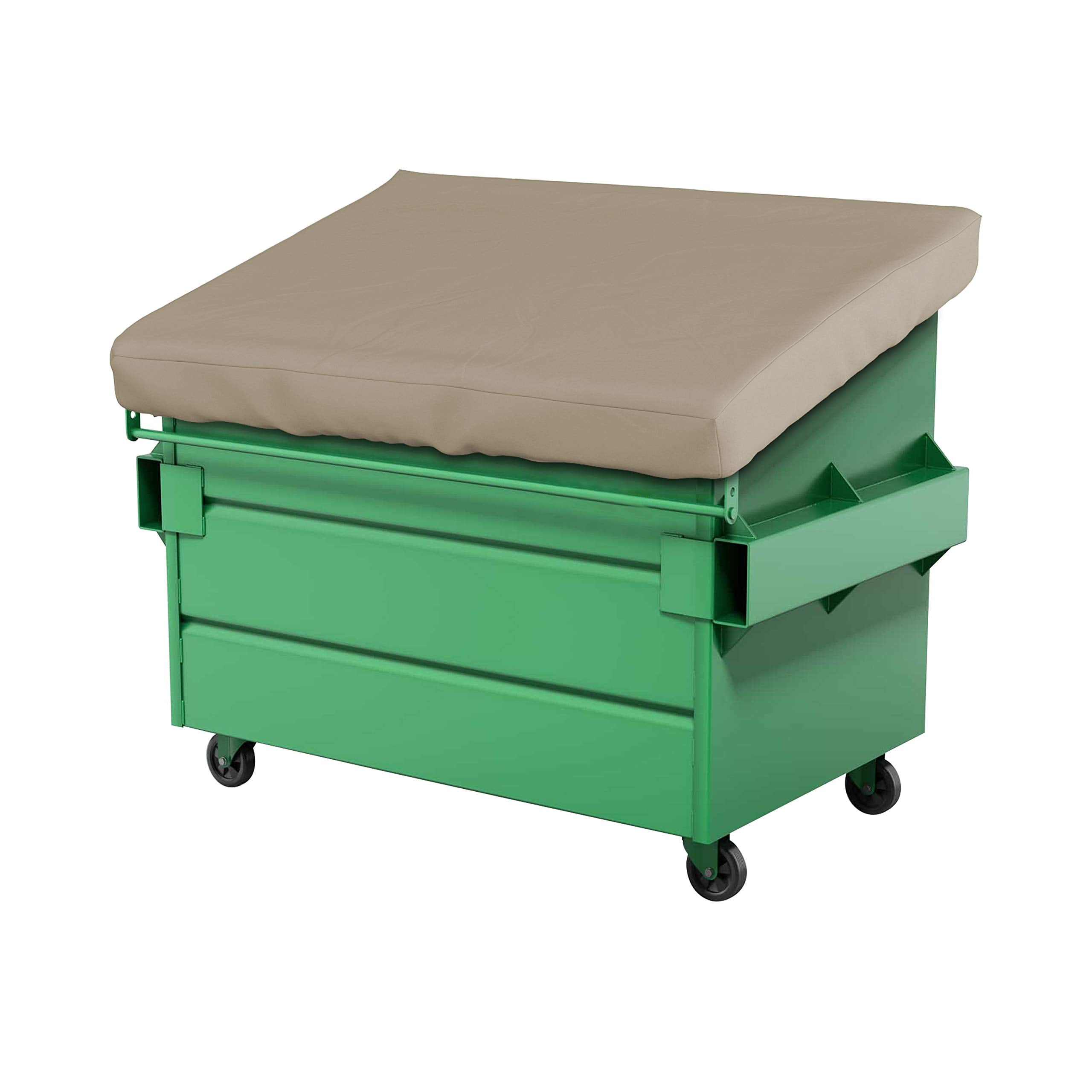 Dumpster Cover 12 Oz Waterproof - 100% Weather Resistant Garbage Can ...