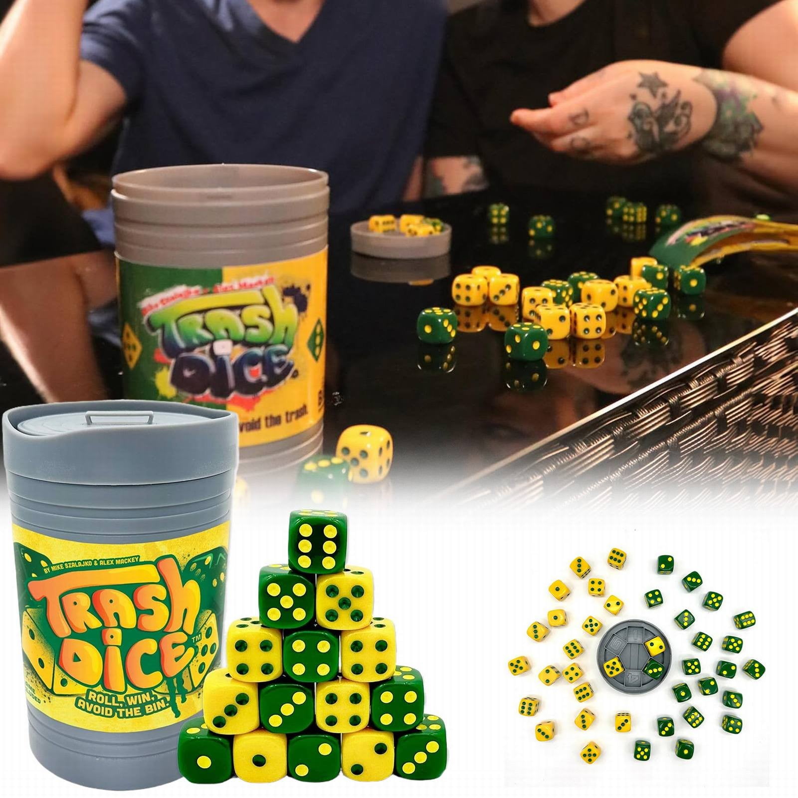 Dumpster Dice，Dumpster Dice Gamem，Trash Dice Game，Dice Games，Big Discoveries Trash Dice Fast ...