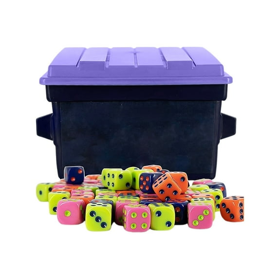 Dumpster Dice - Fast-Paced Family Dice Game | Fun 4-Player Board and Dice Game with Dumpster, 80 ...