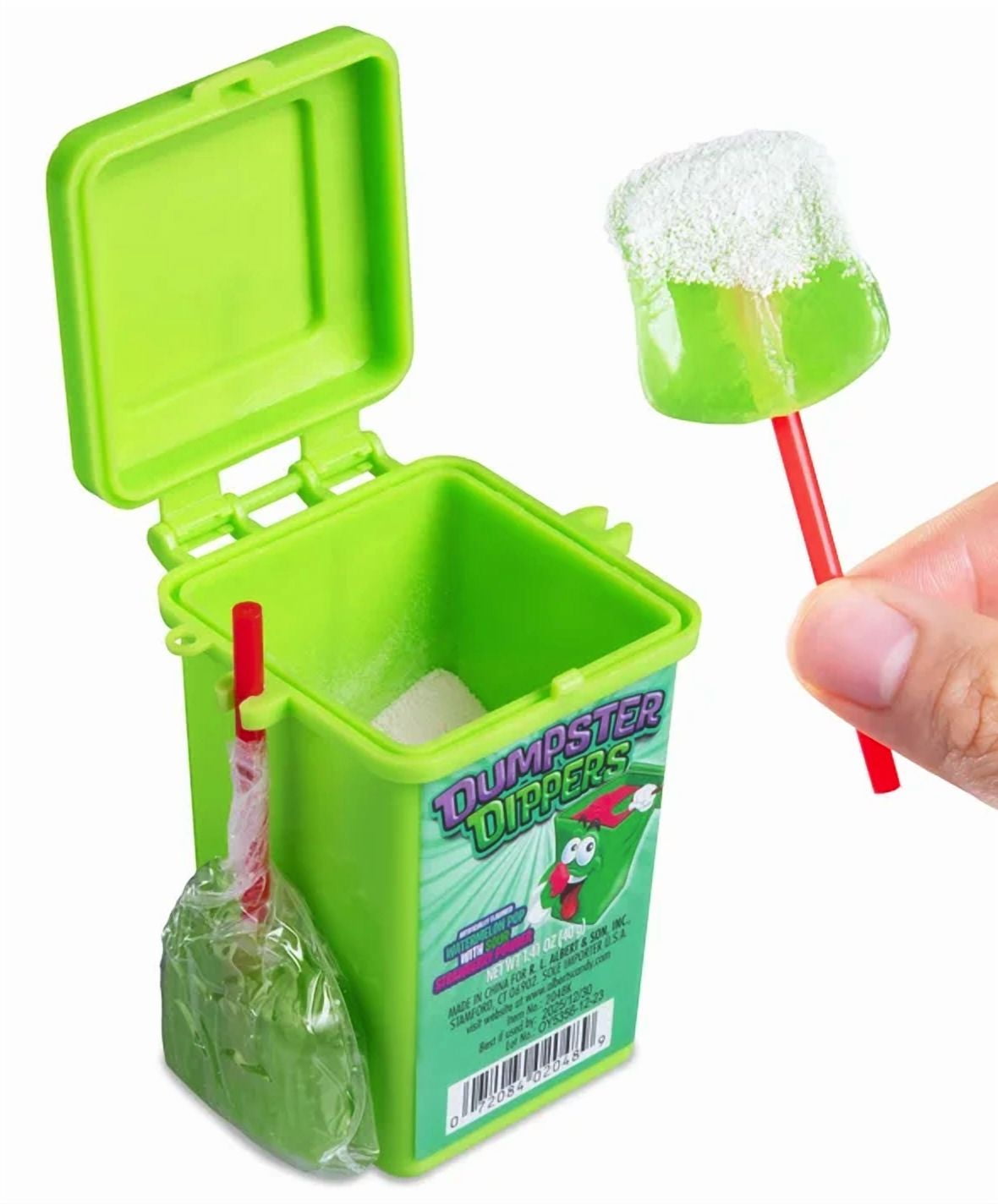 Dumpster Dippers Powder Candy Sour Lollipop Dipper, Blue Raspberry ...