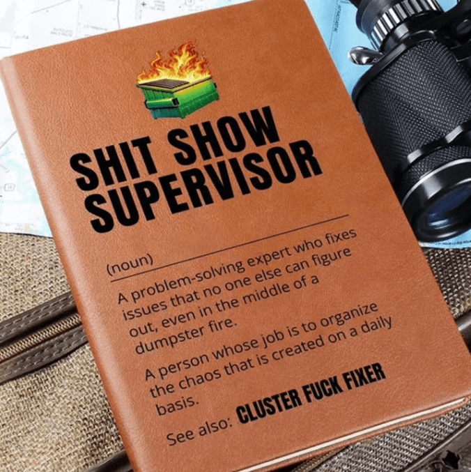 Dumpster Fire Note Pad Fun Office Desk Accessories Dumpster Fire Desk ...