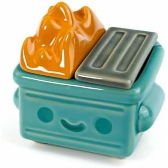 Dumpster Fire Trash Stash Ceramic Figure Box$$Home Decor, Kitchen ...