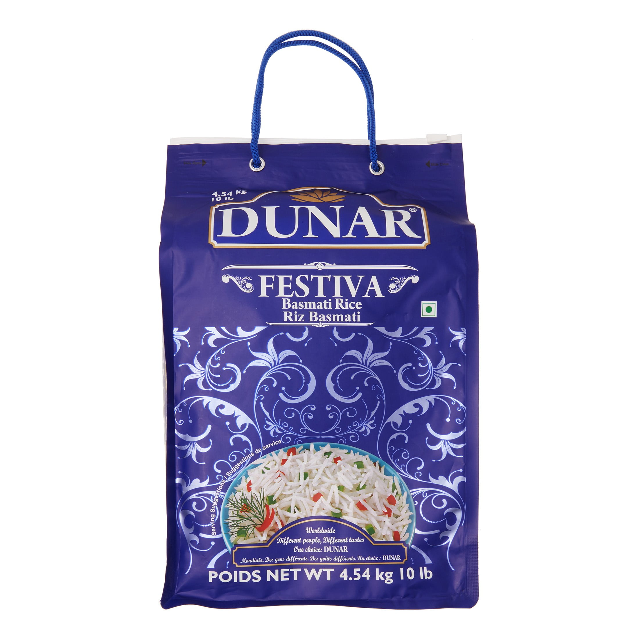 Premium Dunar Festiva Basmati Rice, 10 Lb - Grown in Himalayas ...