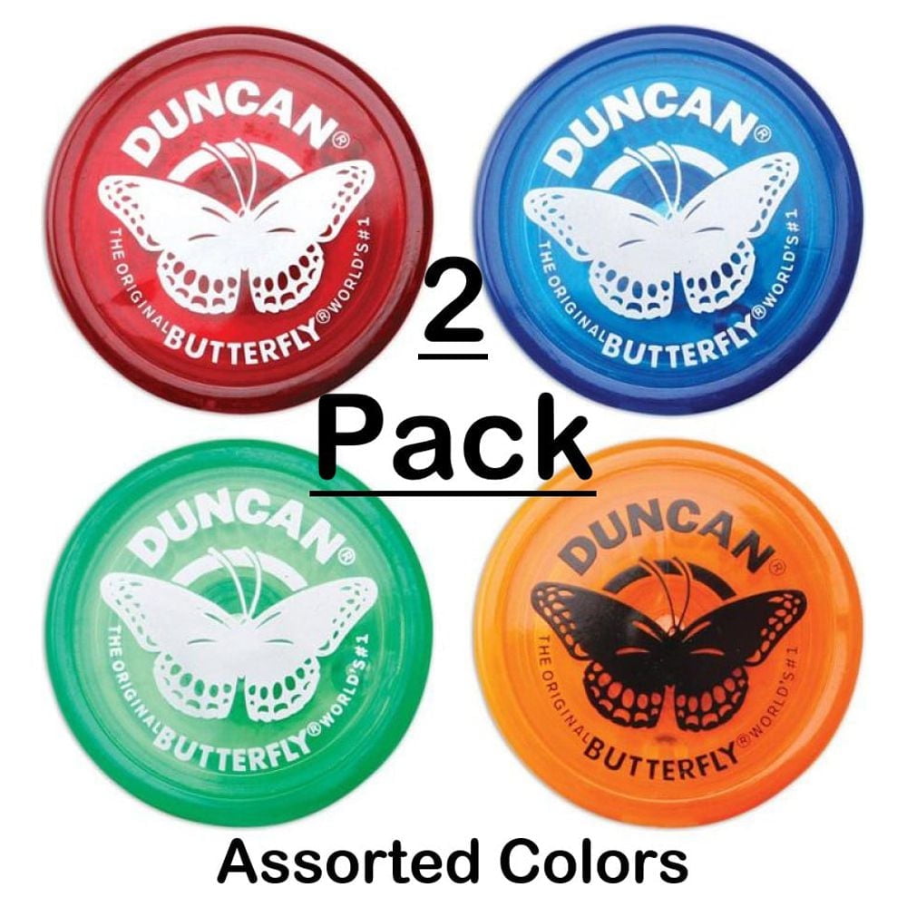 Duncan Butterfly Yo-Yo 2-pack for String Tricks Beginners (assorted ...