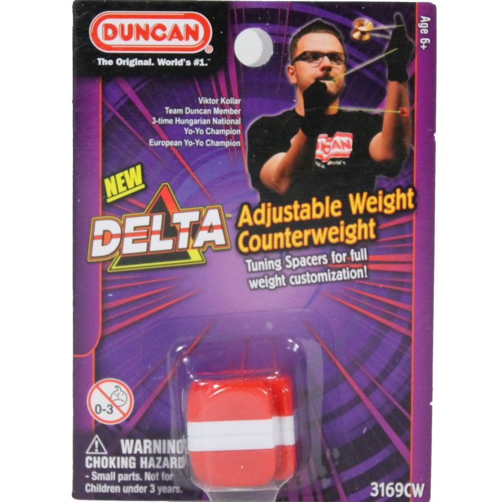 Duncan Delta Adjustable Weight Yo Yo Counterweight (Red/White ...