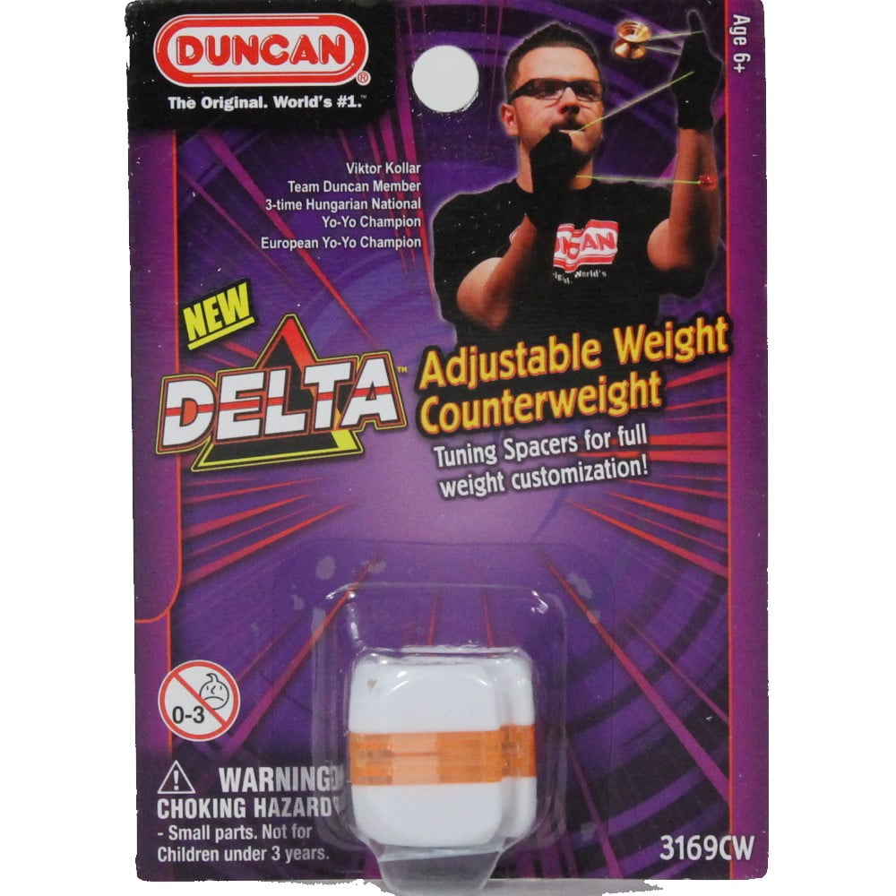Duncan Delta Adjustable Weight Yo Yo Counterweight (White/Orange ...